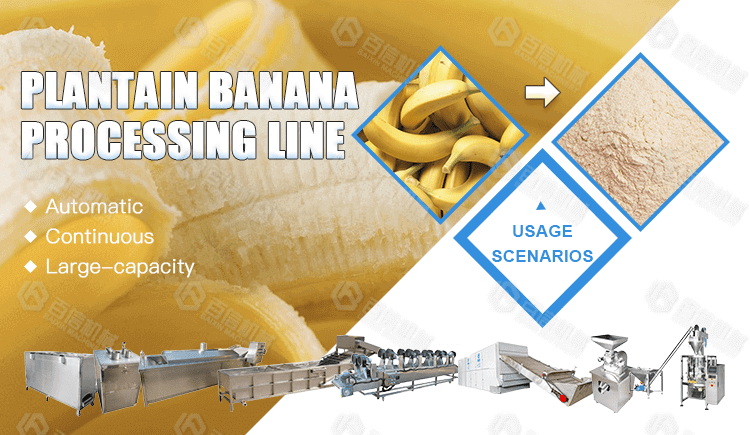 Banana Processing Line, Banana Powder Processing Line, Plantain Powder ...