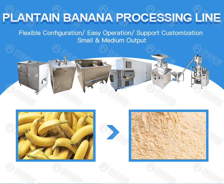 Banana Processing Line, Banana Powder Processing Line, Plantain Powder ...
