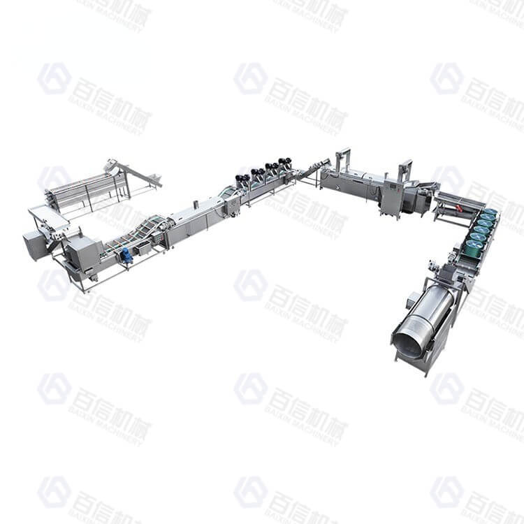 Full Automatic Potato Chips Production Line_Henan Baixin Machinery