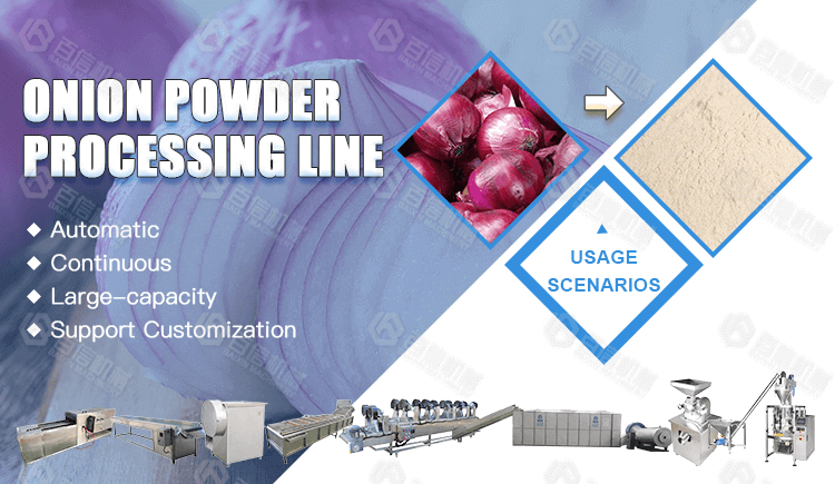 Large output onion powder processing line/Automatic Continuous Onion ...