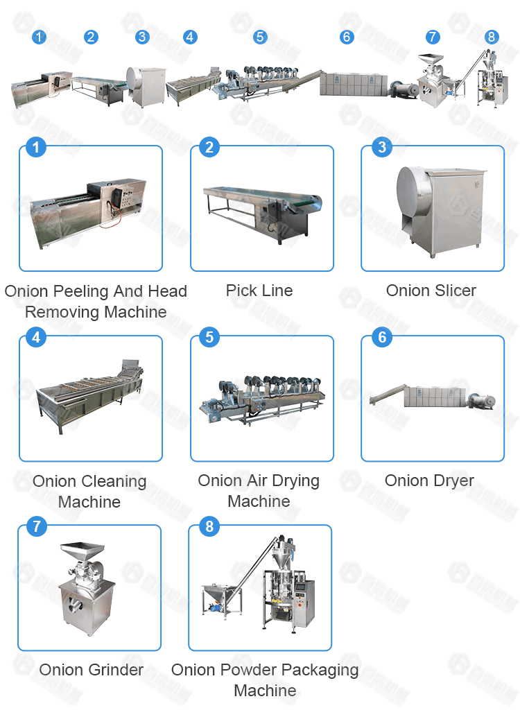 Large output onion powder processing line/onion powder processing line ...