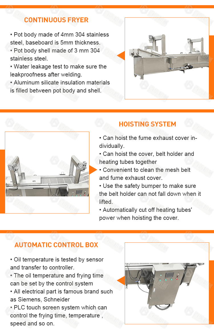 Continuous Frying Machine_Henan Baixin Machinery